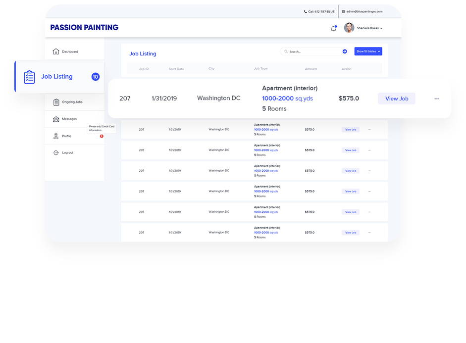 Passion Painting - Case Study | Tekrevol