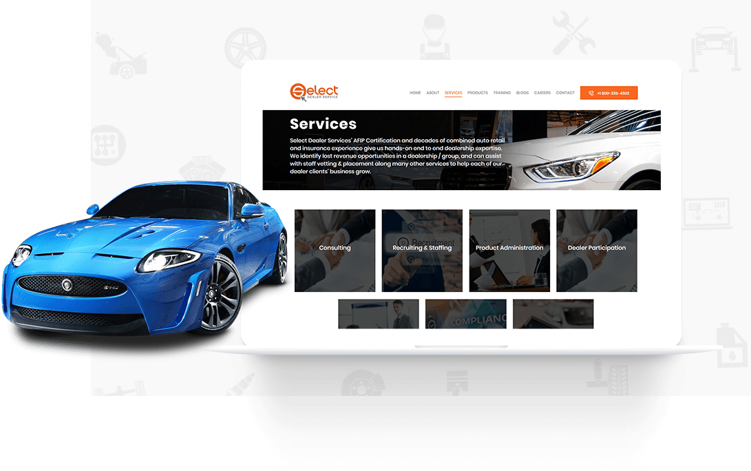 Select Dealer Service Website Development